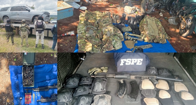 Aseguran Armamento Y Vehículo En Inmueble Ligado A Grupo Criminal En
